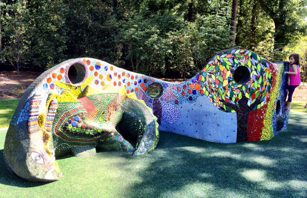 Boy Playground Mural