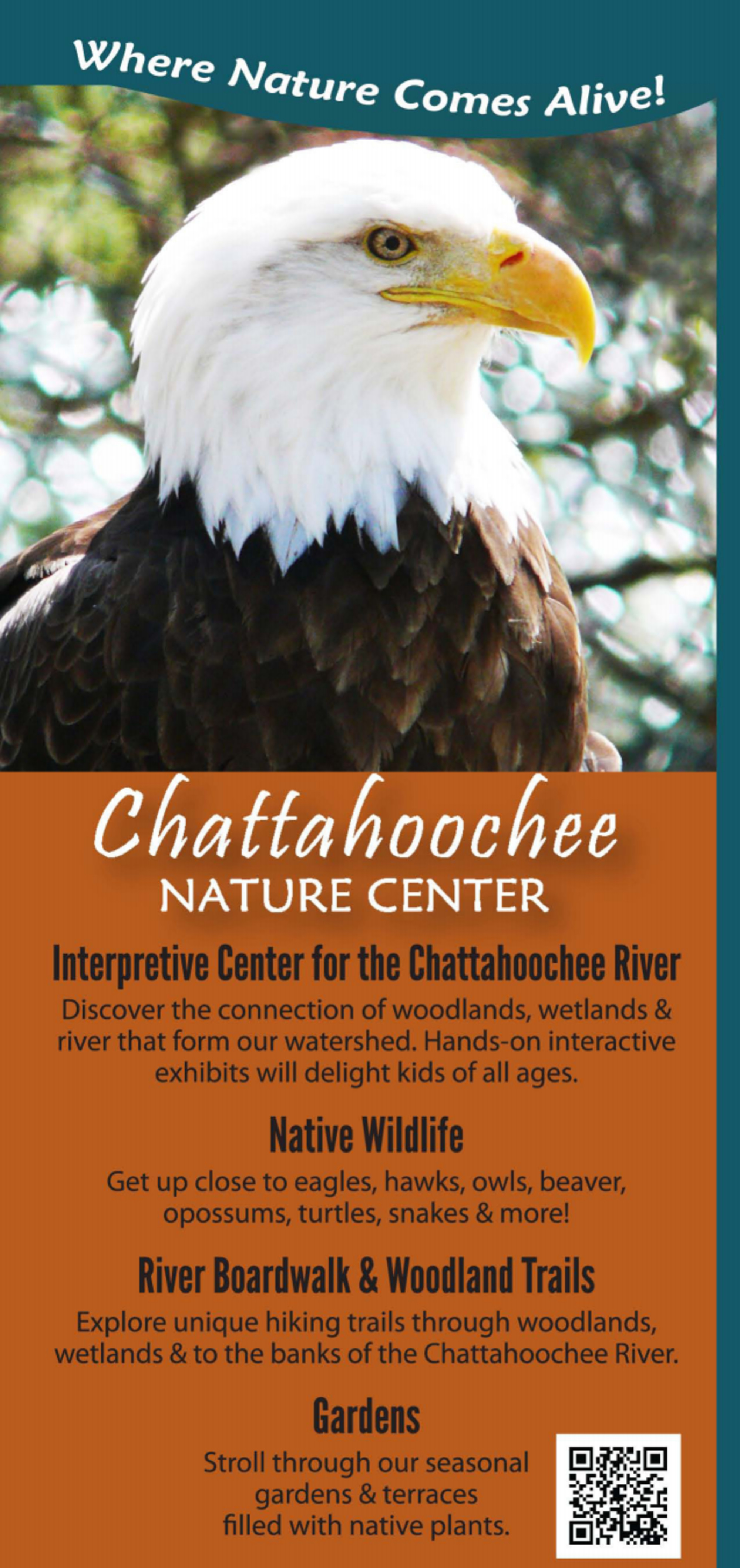Chattahoochee Nature Center Rack Card | Explore Georgia