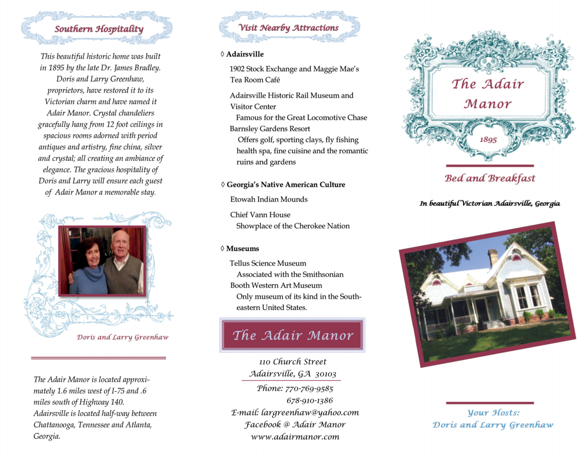 Adair Manor B & B | Explore Georgia