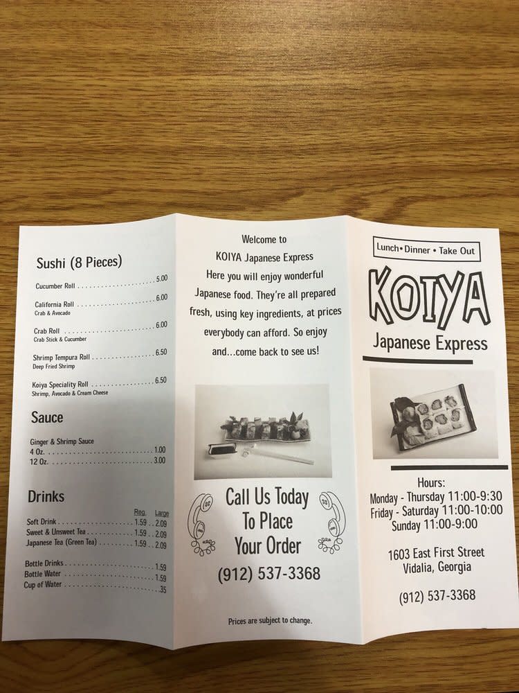 Koiya Japanese Express | Explore Georgia